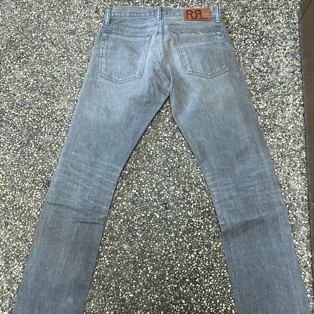 Ralph Lauren Rrl Slim Fit Jean In Storm Grey - Gem